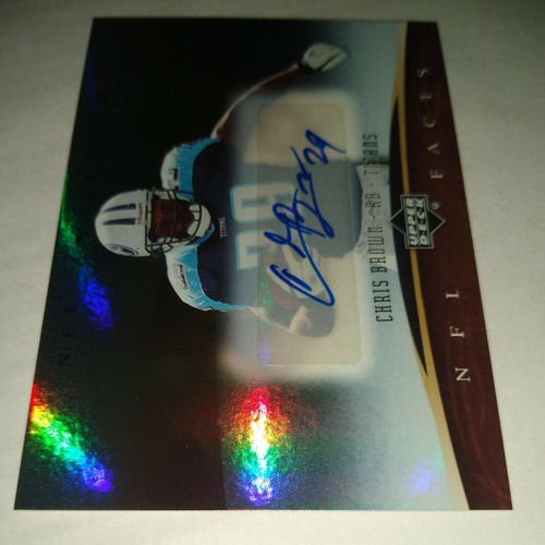 CHRIS BROWN 2007 ARTIFACTS AUTOGRAPH #NF-CB TITANS COLORADO BUFFALOS | eBay