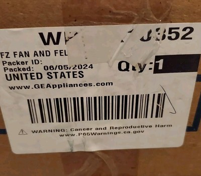 WR60X10352 GE Refrigerator Evaporator Fan Motor | eBay