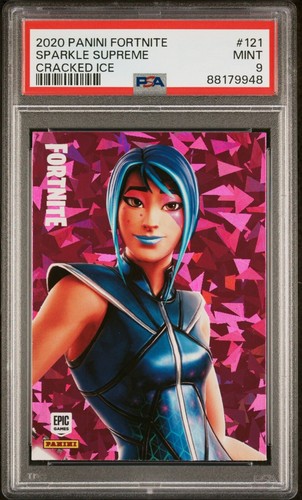 2020 Panini Fortnite Cracked ICE #121 SPARKLE SUPREME PSA 9 USA 🇺🇸 ...