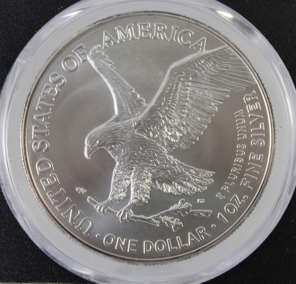2021 US Silver Eagle Type 2 First Production PCGS MS 70 Emily Damstra ...