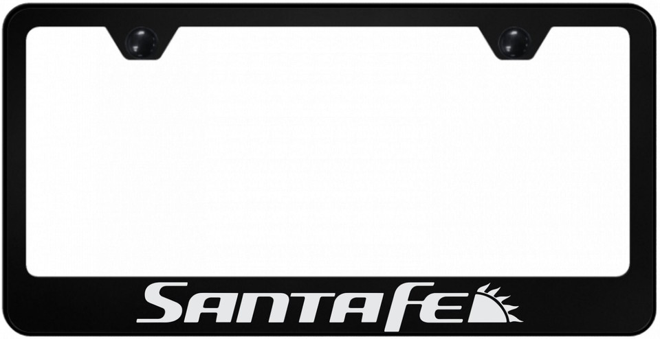 Santa Fe Stainless Steel Chrome Finished License Plate Frame Holder | eBay
