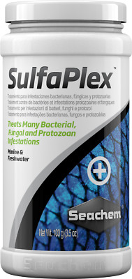SEACHEM SULFAPLEX BACTERIAL FUNGAL FISH MEDICATION 100 GM 116084505| eBay