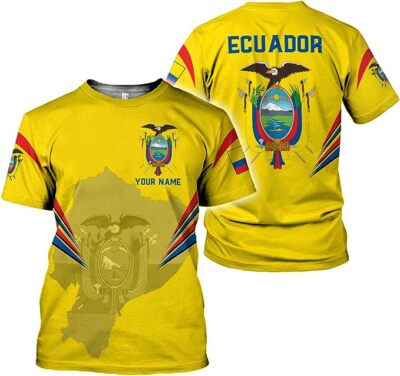 Personalized Ecuador Shirt Men Women, Ecuadorian Tshirt, Ecuadorian ...