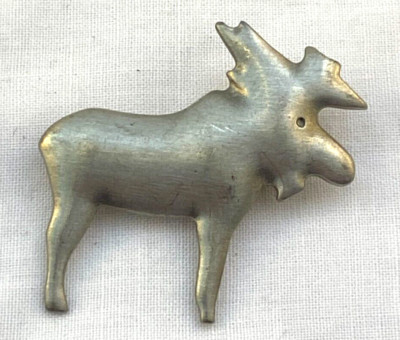Frederick Pewter Canada Moose Pin Brooch 1.5" | eBay