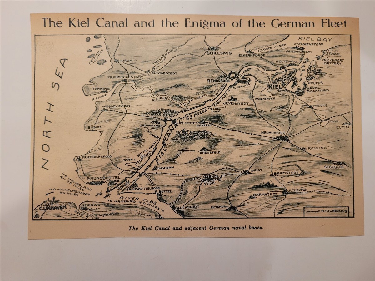 Kiel Canal Germany Map