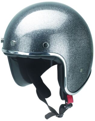 Motorrad Roller Helm Motorradhelm Jethelm Roller Kochmann Metallic Grau ...