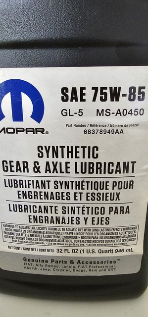 Drive Shaft Lubricant Kit Mopar 68378949AA for sale online | eBay