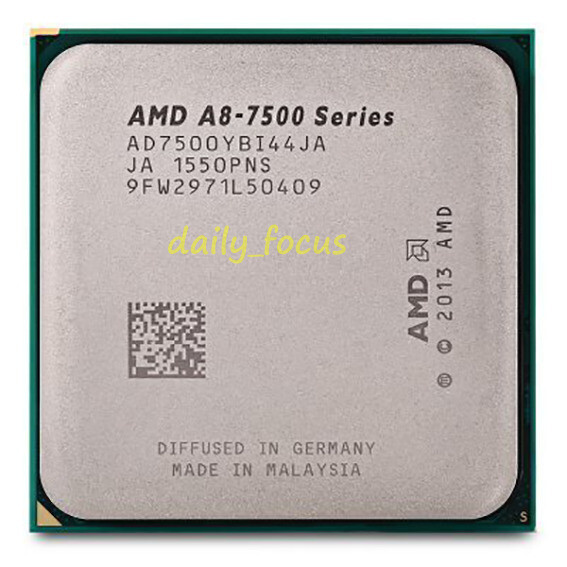 AMD A8-7500 A8-Series AD7500YBI44JA 3.0GHz 4-Core 4MB Socket FM2+ CPU ...