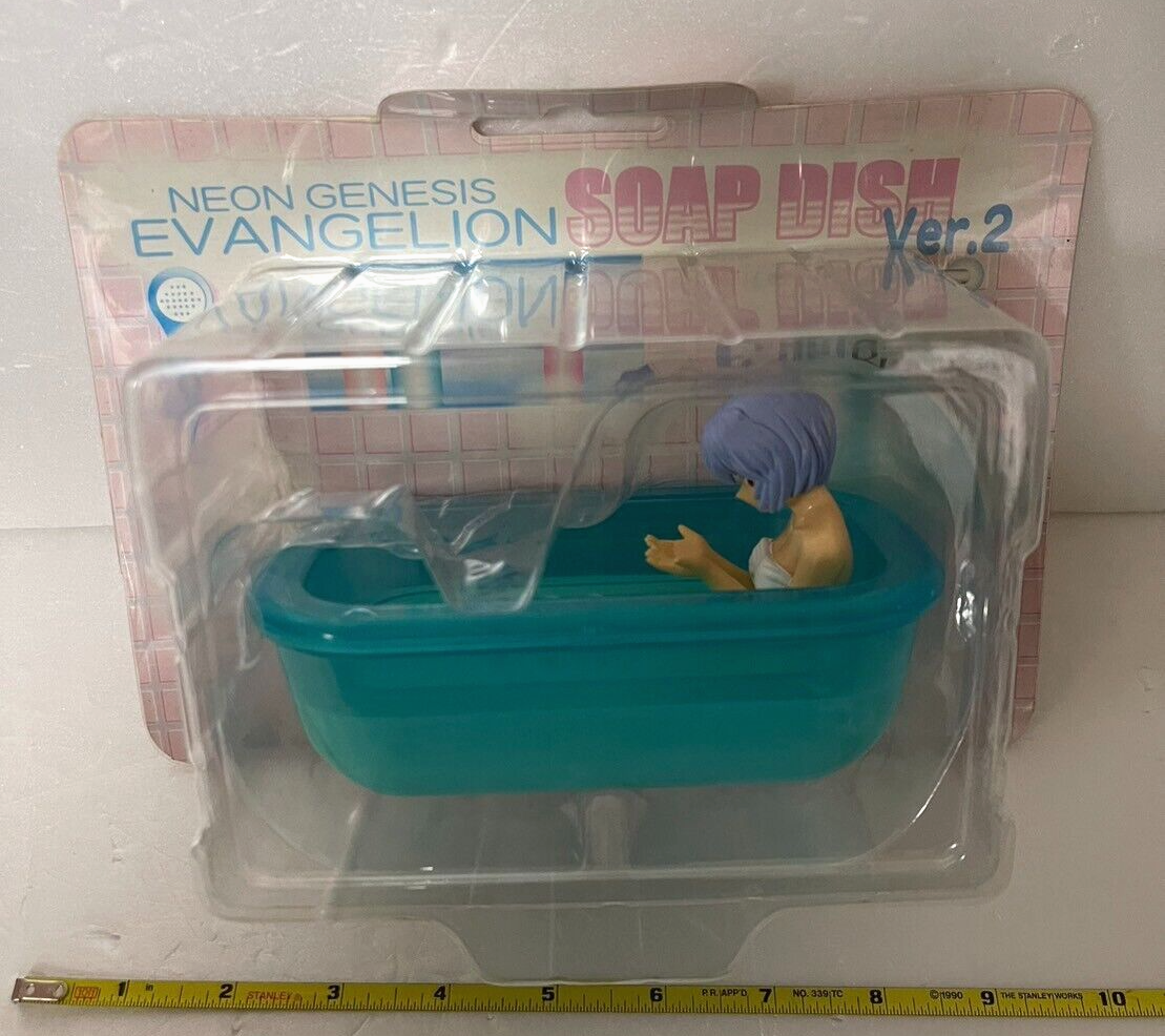 Evangelion Rei Ayanami Soap Dish Figure Ver.2 SEGA Neon Genesis ...