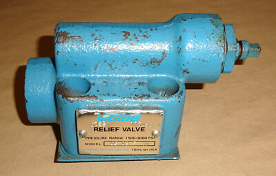 Vickers CG 03 F 10 Relief Valve CG03F10 Pressure Range 1500-3000 PSI ...