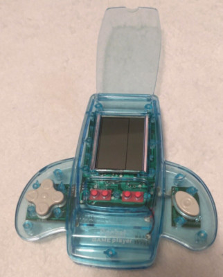 Pocket Game Player Hand Held Electronic Retro Ice Blue Portable Video ...