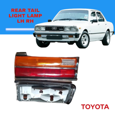 X2 FOR TOYOTA CORONA TT130 RT130 T130 SEDAN REAR TAIL LIGHT LAMP LH RH ...