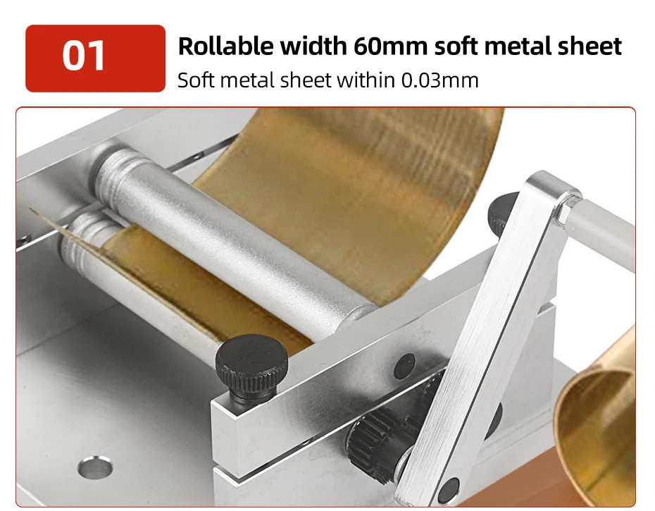 DIY Manual Sheet Metal Curling Machine Manual Soft Metal Tube Bending ...