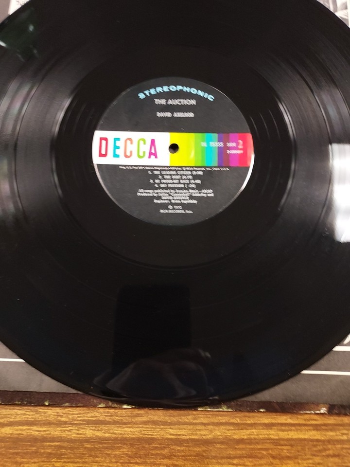 David Axelrod*The Auction*VINYL LP RECORD DECCA RECORDS DL 75355 EX/VG ...