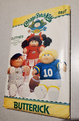 1984 Butterick #6827/340 CABBAGE PATCH KIDS Sports Sew PATTERNS ...