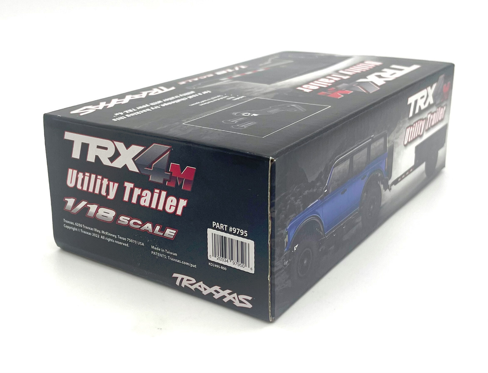 Fits Traxxas Trx4m Utility Trailer New sealed, bronco defender trx-4m 1 ...