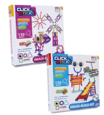 130 Click Sticks - S.T.E.M Education Toy - Age 3+ | eBay
