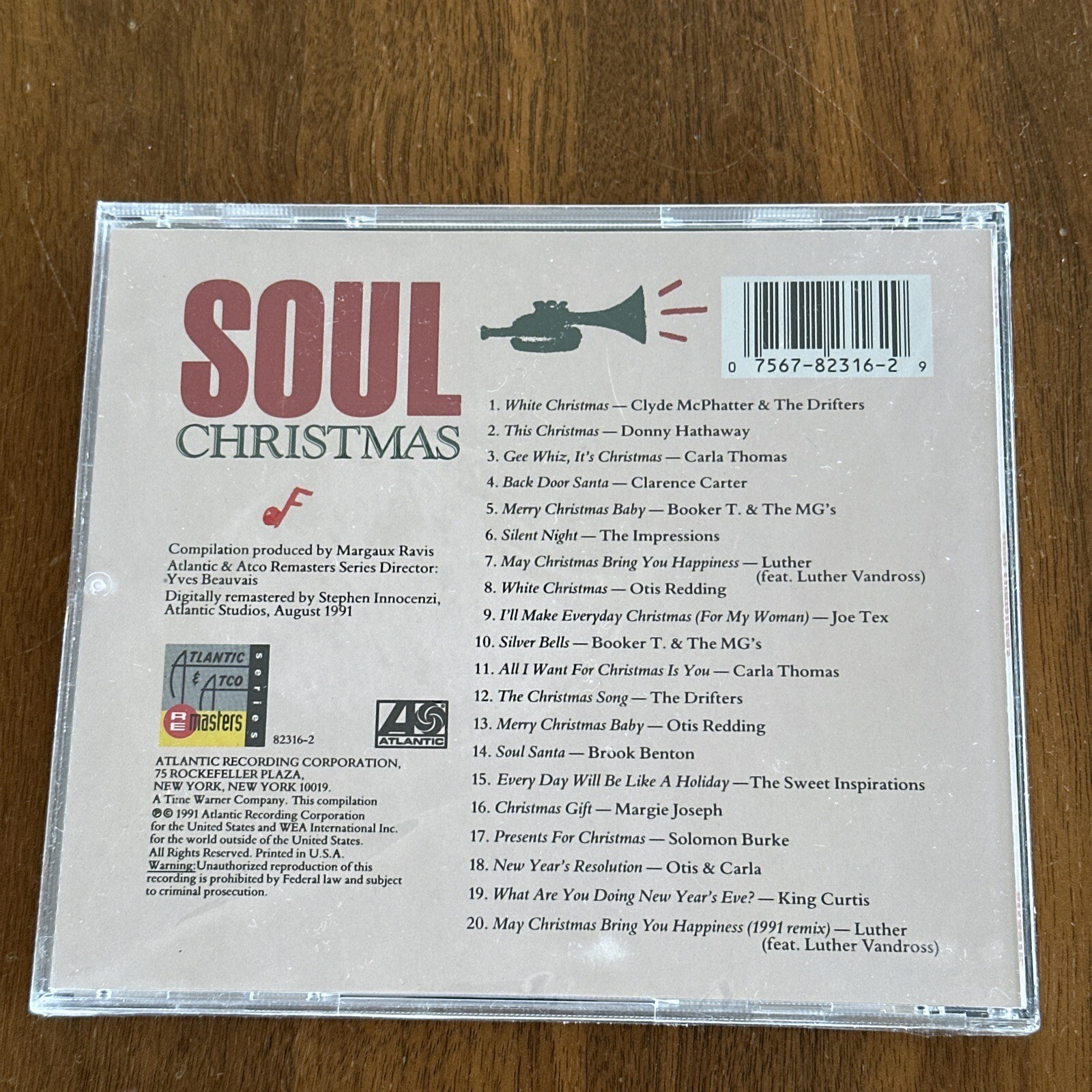 Soul Christmas [Atlantic] by Various Artists (CD, 1994, Atlantic (Label ...