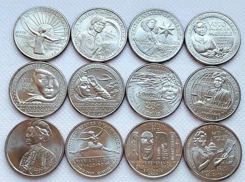 USA 12 coins set 2022-2024 America Women mint D (#9847) | eBay