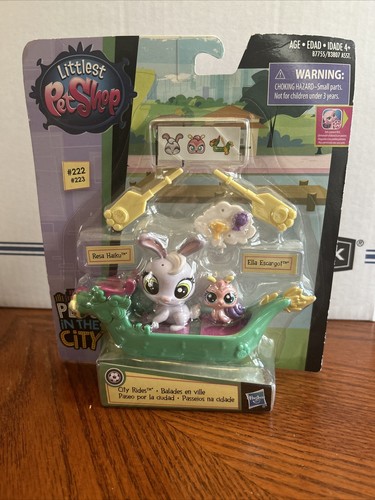 NIB Littlest Pet Shop Pets in the City Rides #222 223 Brand New In Box ...