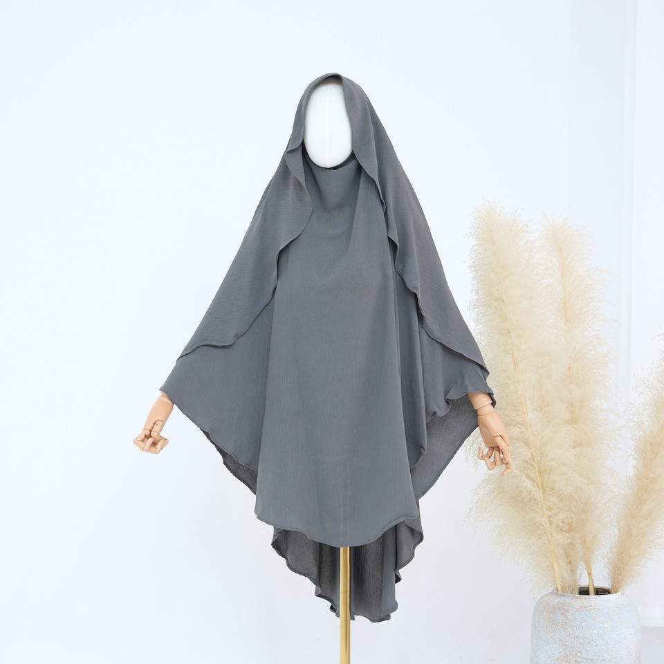 Muslim Women Hijab Large Overhead Headscarf Turban Prayer Burka Full ...