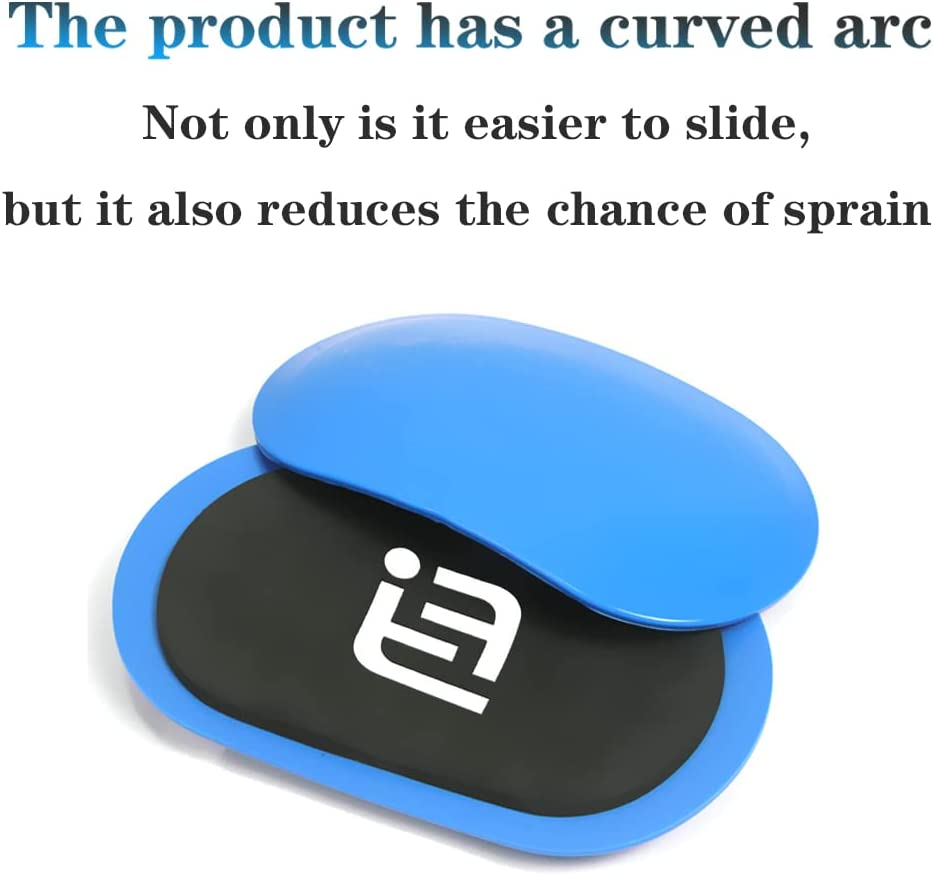 Metaball Blue Gliding Discs Core Sliders Smooth Use on Carpet Floor ...