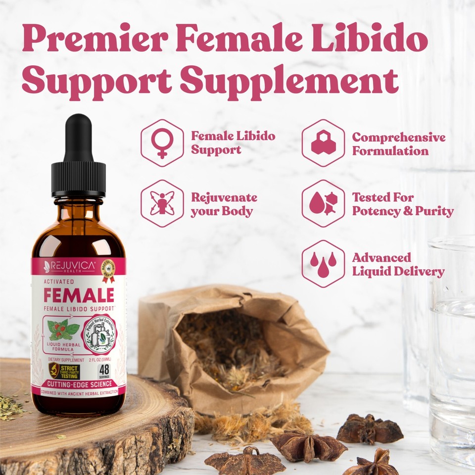Activated Female - Female Libido Support Liquid Extract- Rejuvica ...