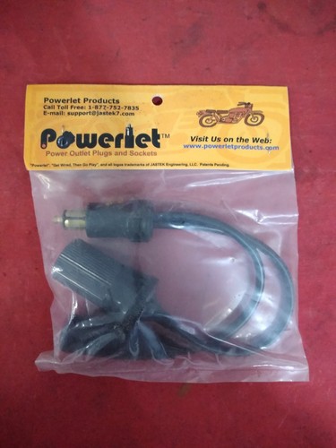 NEW Powerlet Straight to Cigarette & Powerlet Socket Y Cable PAC-029 | eBay