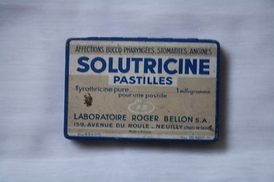 Boite en tôle publicitaire ancienne"SOLUTRICINE pastilles" | eBay