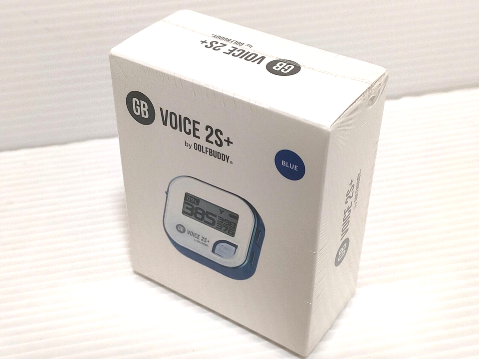 GolfBuddy Voice 2S+ Talking GPS Golf Rangefinder Navigation Blue White ...