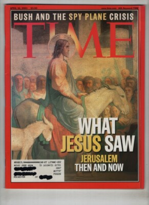 Time Mag What Jesus Saw Jerusalem April 16 2001 111220nonr | eBay