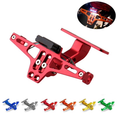 CNC Rear License Plate Mount Holder with For Ducati MULTISTRADA 1200 ...