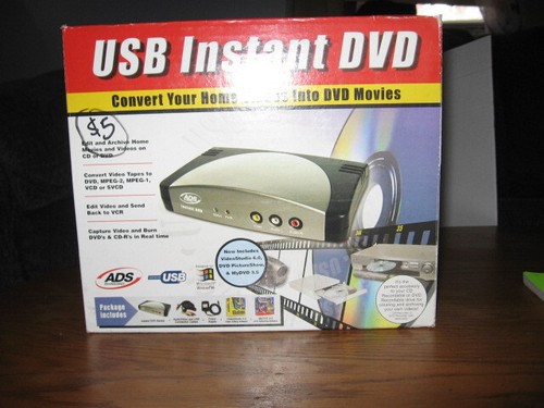 NIB ADS Technologies USB Instant DVD Converter USBAV-700 | eBay