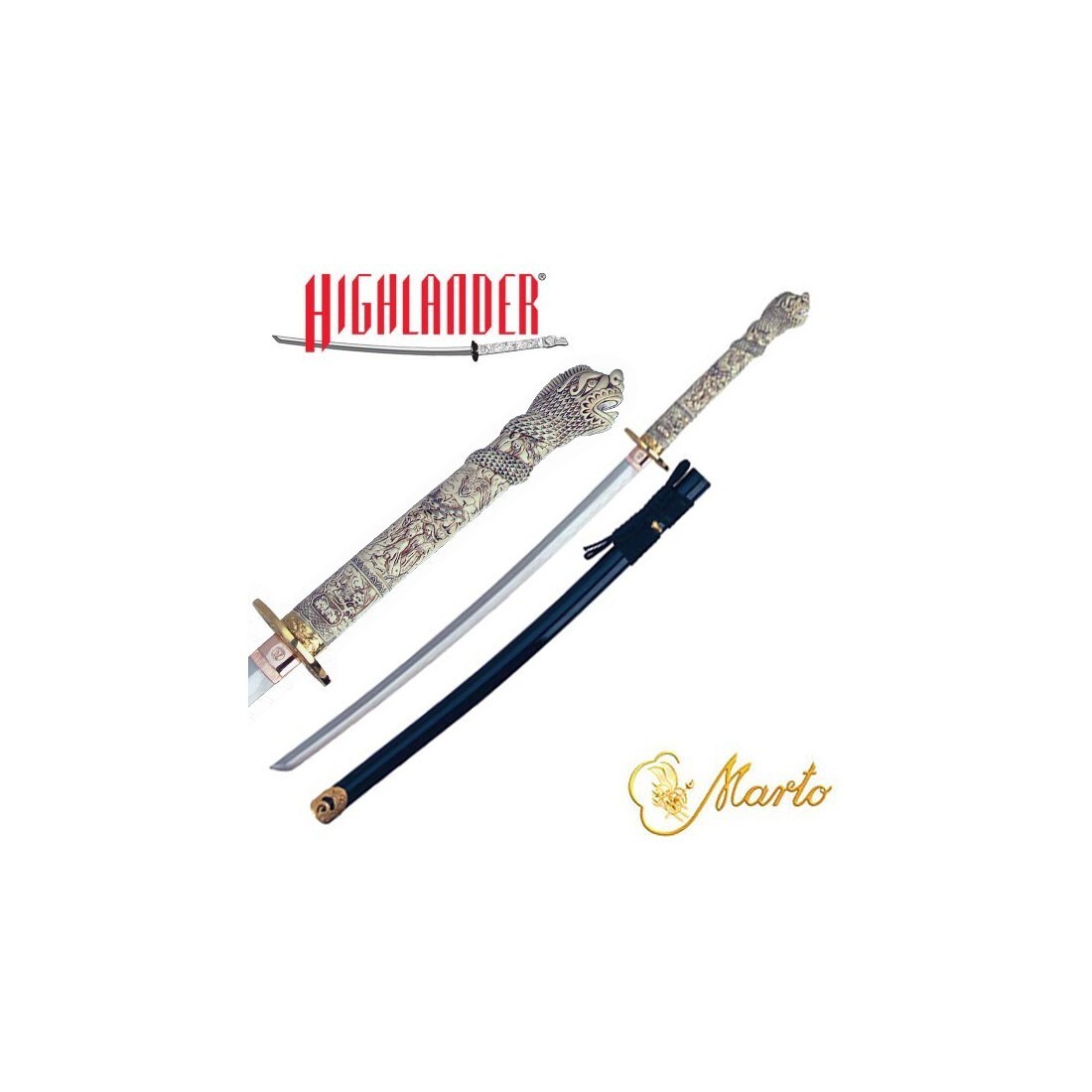 Katana Connor MacLeod Highlander Marto Official | eBay