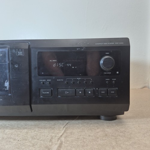 Sony CDP-CX53 50+1 CD Mega Storage Changer Player Carousel • Tested ...