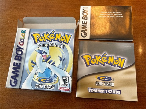 Pokemon Silver Nintendo Game Boy Color Box with Insert No Game | eBay