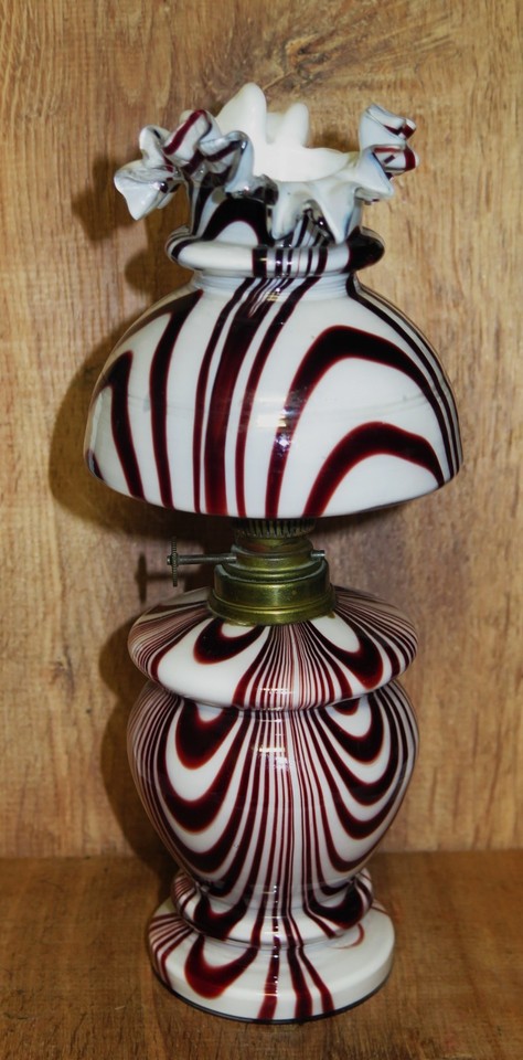 H 242 Quality Antique Victorian Miniature Figural Petit Parrot Oil Lamp ...