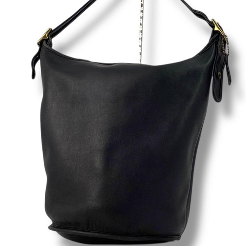 Vintage Coach Berkeley Duffle Sac 9085 Leather Black Shoulder Bag | eBay