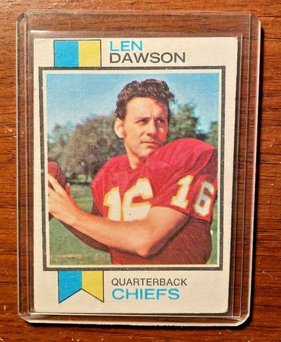 1973 Len Dawson #335 Chiefs Gum Stain On Back | eBay