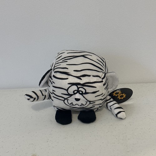 🦓ZEBRA Animal Cube Sitting Plush / Kawaii / Soft / 4.5”/ BRAND NEW🦓 | eBay