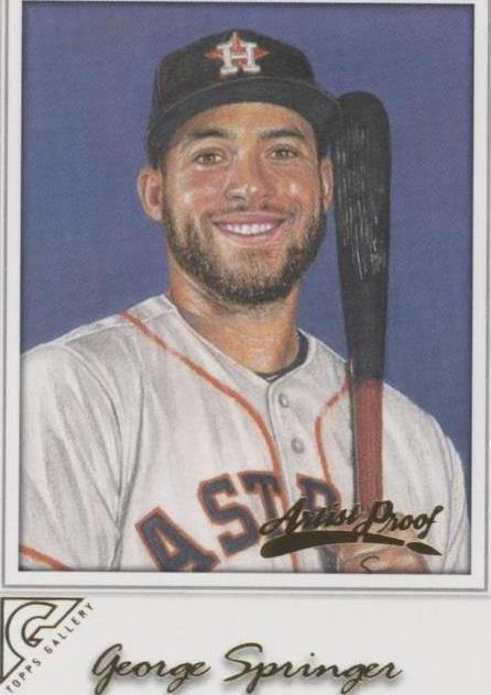 2017 Topps Gallery - George Springer #17 Artist Proof for sale online ...