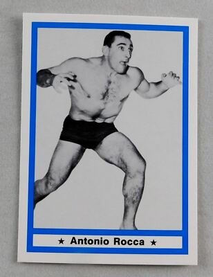 Antonino Rocca #19 Pro Wrestling Legends Trading Card Wrestler 1991 WWE ...