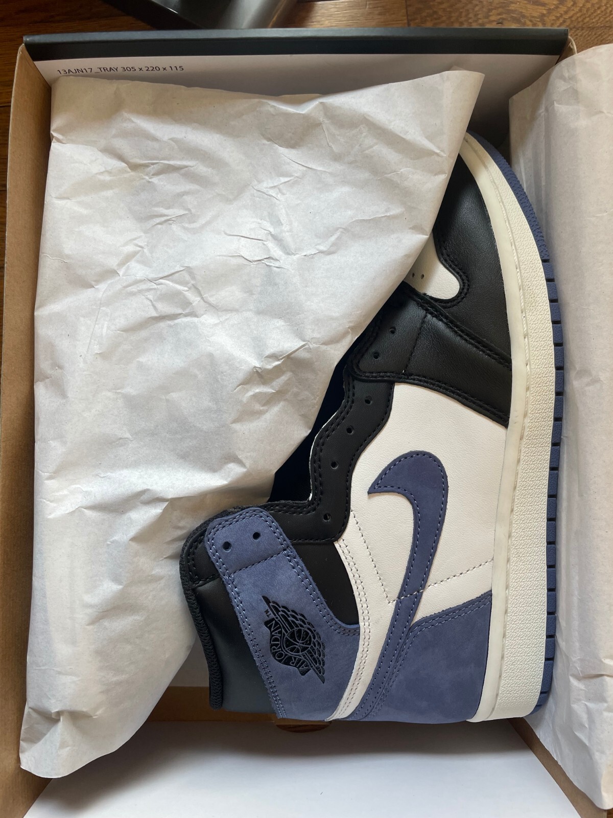 BRAND NEW NIKE AIR JORDAN RETRO 1 HIGH BLUE MOON MEN'S 8-13 2018 555088 ...