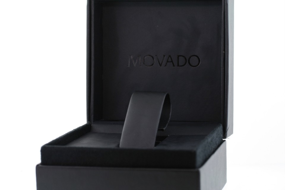 Authentic Movado Black Watch Box Set - Instructions & Warranty Card ...