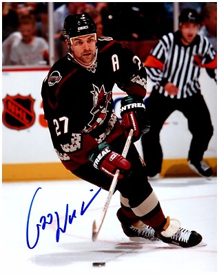 Arizona Coyotes TEPPO NUMMINEN Signed Autographed 8x10 Pic E | eBay
