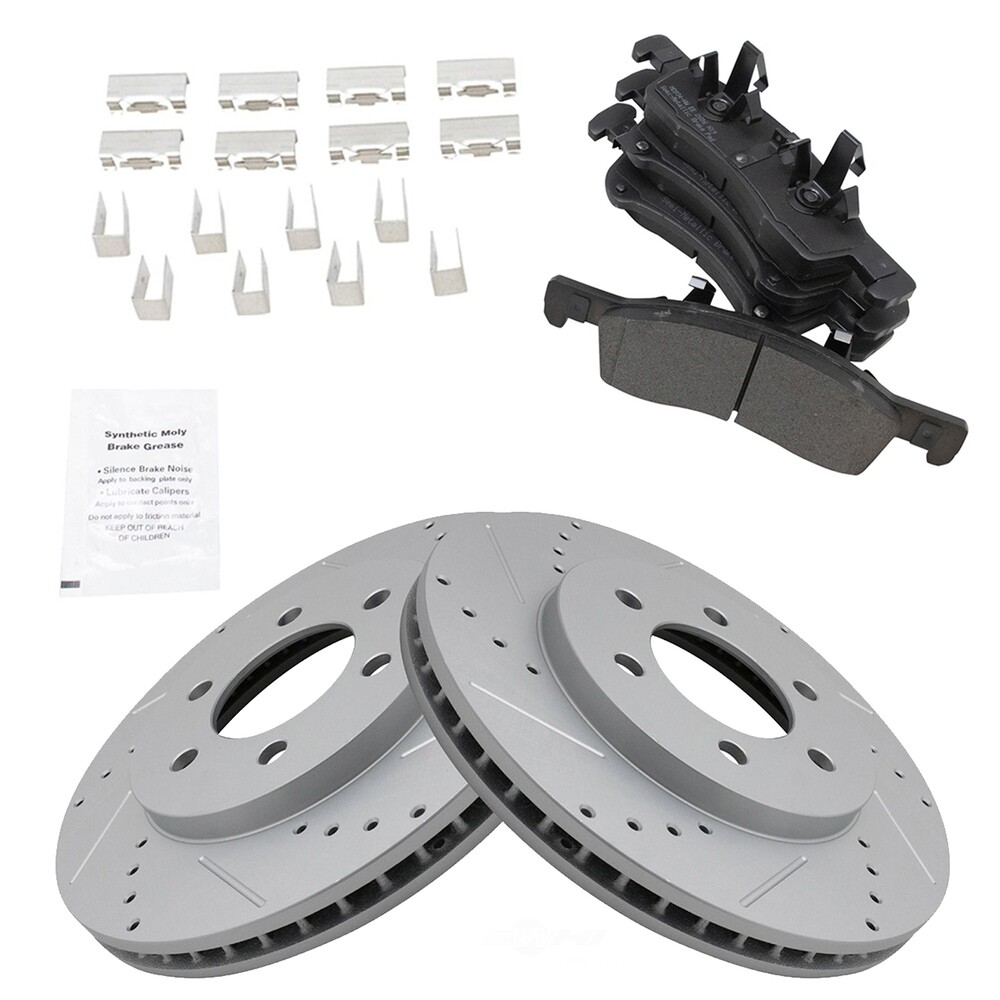 Disc Brake Kit-Performance Semi-Metallic Performance Brake Pad and ...
