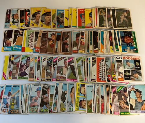 Huge Vintage Topps Baseball Card Collection Lot of (486) - 1957 to 1975 ...