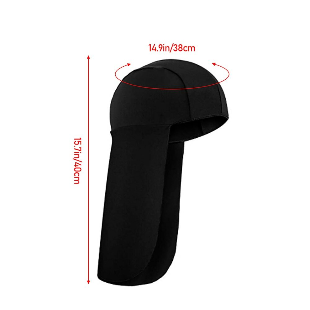 Cooling Cap Elastic Sun Shade Hat With Neck Shield Hard Cap Neck Cover ...