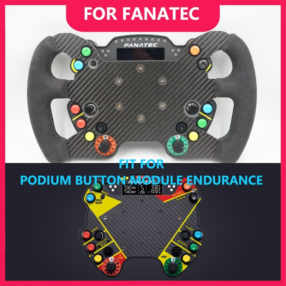 SIMPUSH GT F1 Wheel Mod For Fanatec Podium Button Module Endurance | eBay