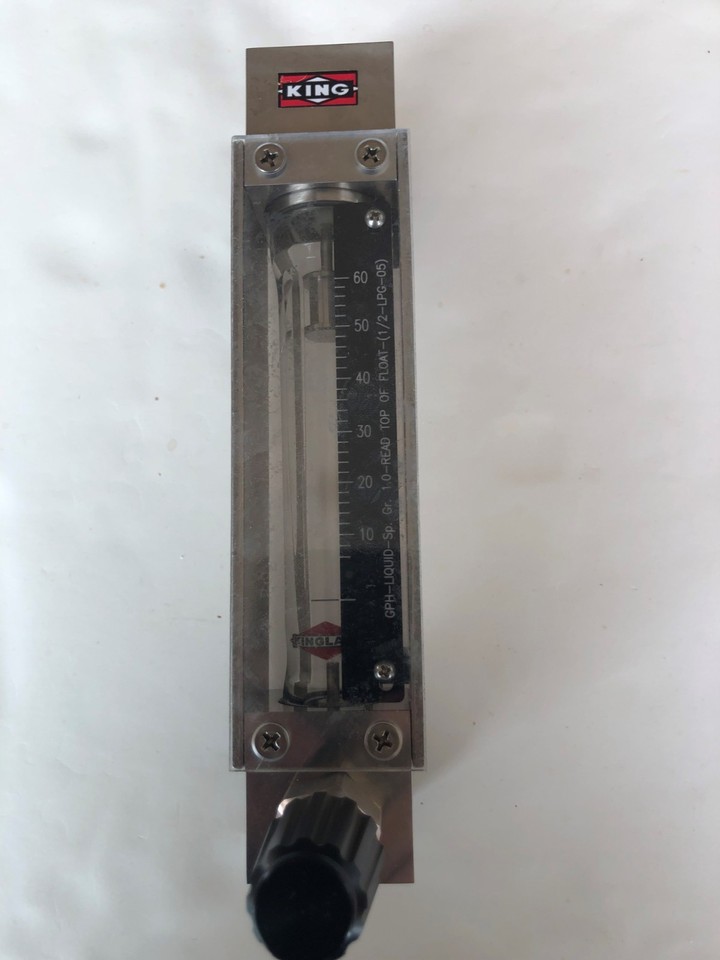 KING INSTRUMENT 7450 SERIES 7453G22381 FLOW METER PSI 200, TEMP 250F ...